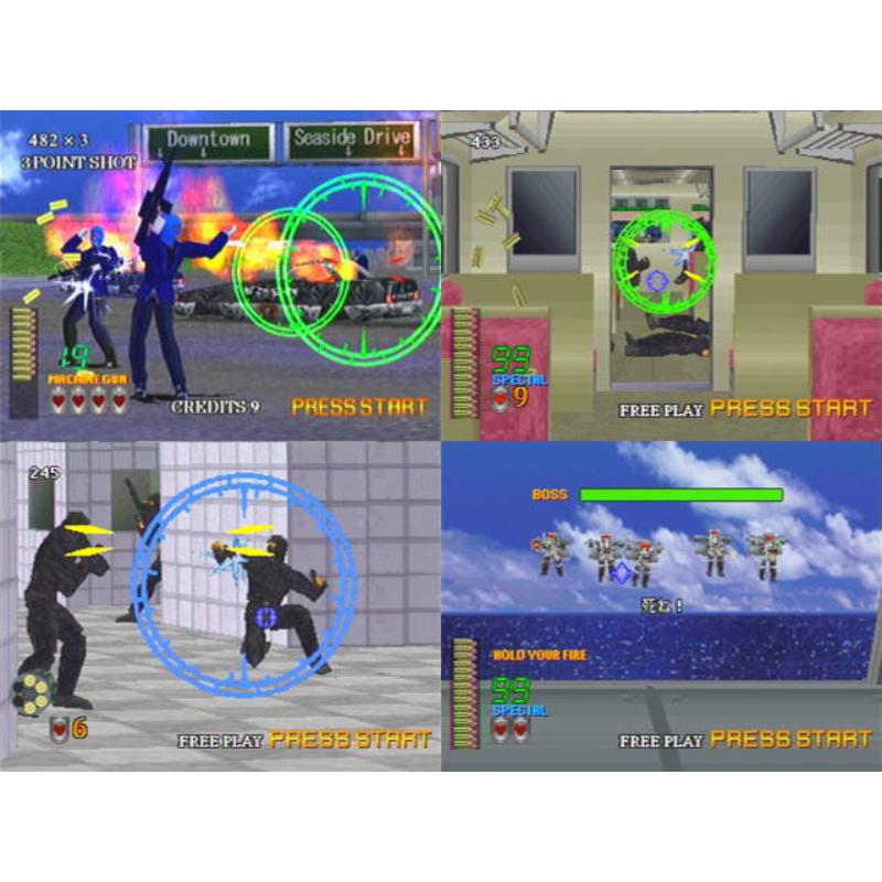 Virtua Cop 1 & 2 Pack (New) segasaturn - GenkiVideoGames.com Japanese ...