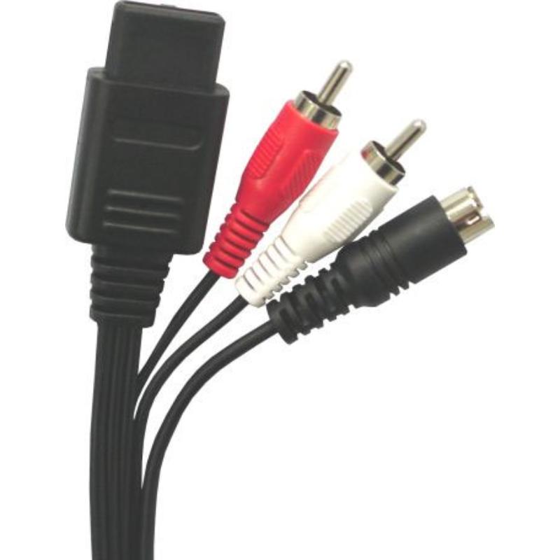 GC N64 SFC S Video Cable (New) nintendohardware - GenkiVideoGames.com ...