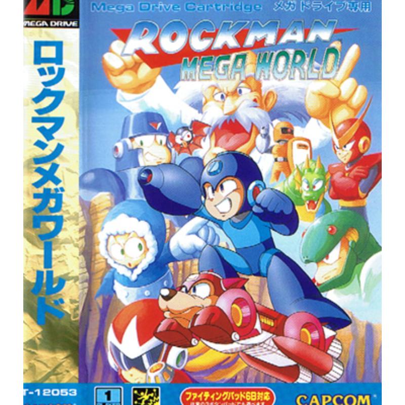 Rockman Mega World megadrive - GenkiVideoGames.com Japanese Imported ...